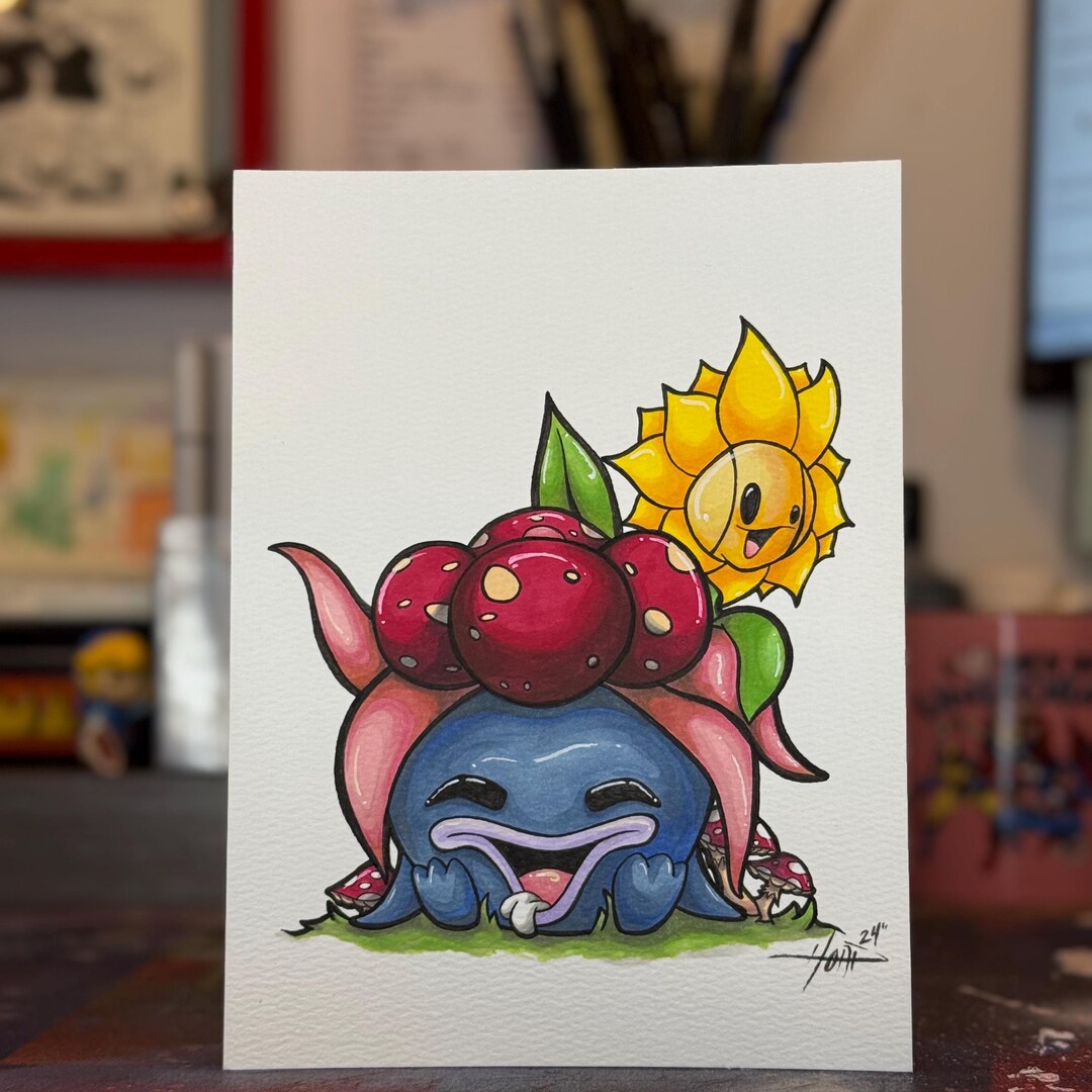 Gloom & What’s the Opposite of Doom? Ink and Marker Drawing 6x8 Inches ...