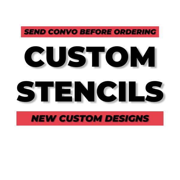 Custom Sneaker Stencil - Etsy