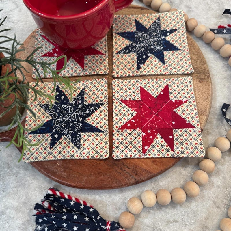 Blue Coasters - Etsy