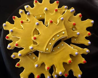 Crown Cookies - Etsy
