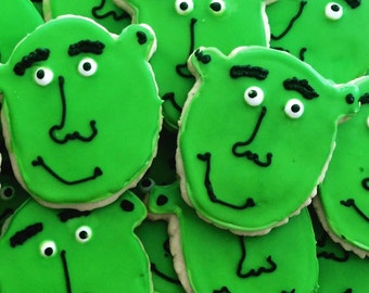 Shrek Cookies - Etsy
