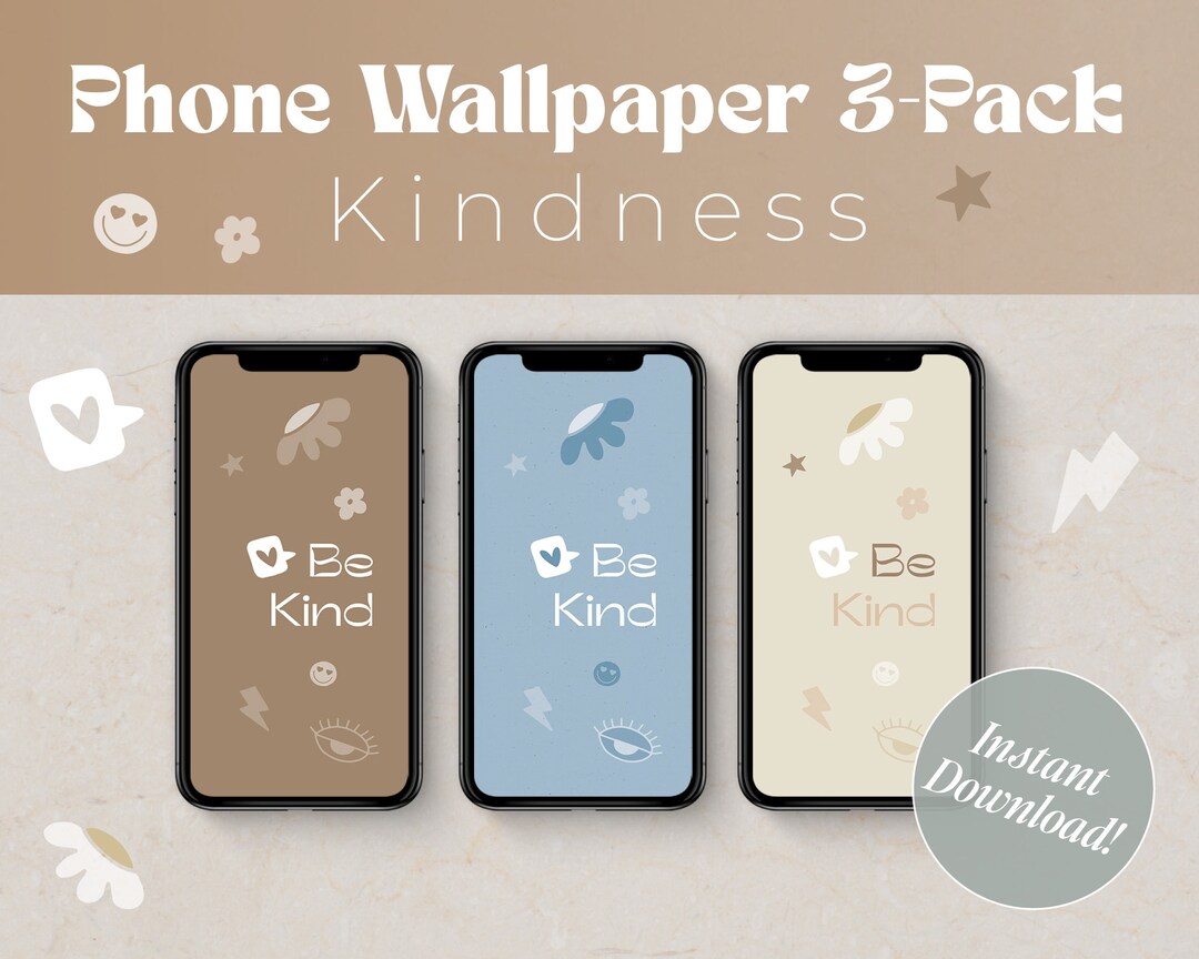 Fun Muted Color iPhone Wallpapers, Kindness, Aesthetic Wallpaper ...
