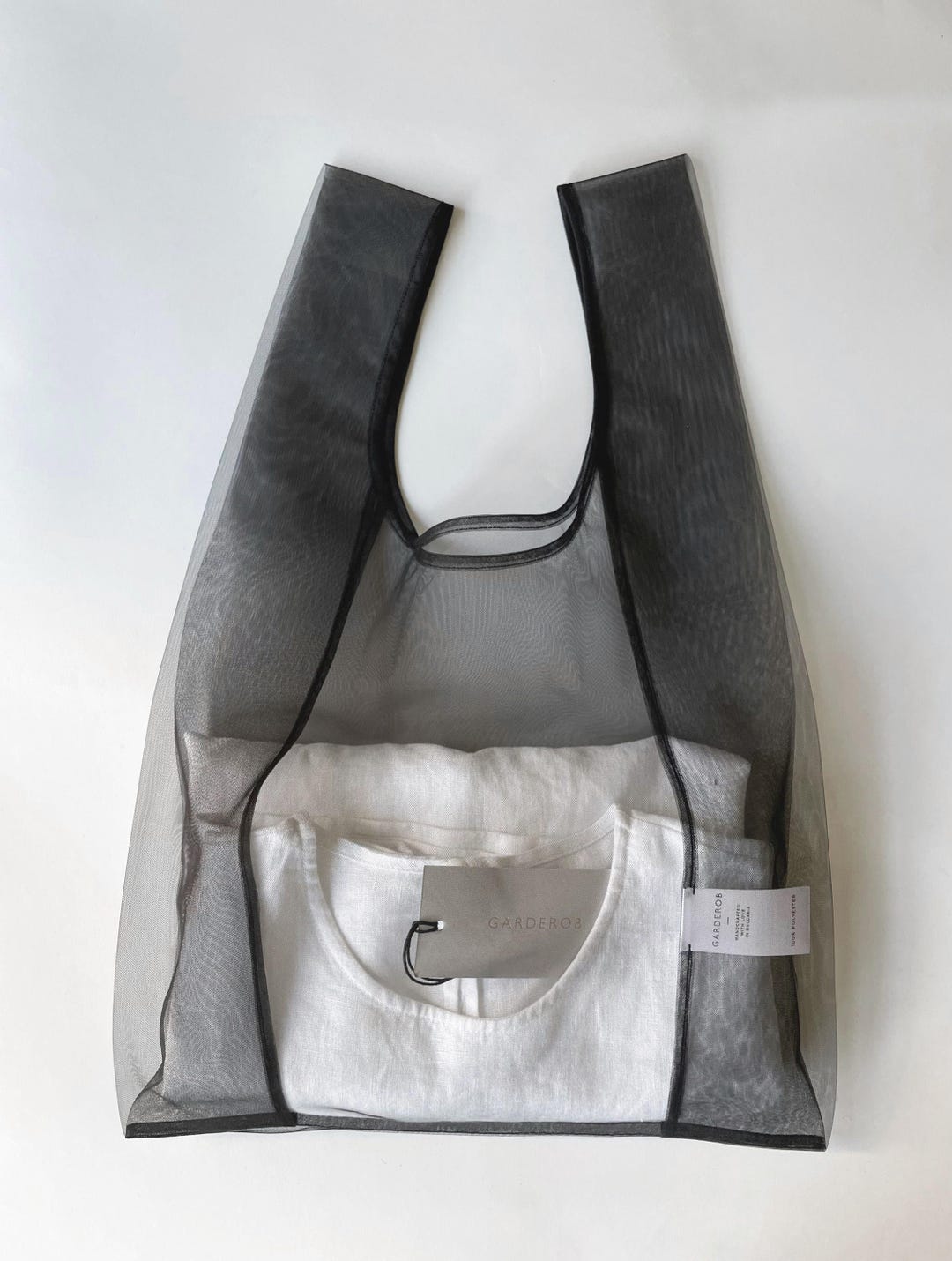 PREPAID US TARIFFS! Shopping Bag Sheer Tule Tote Bag Mesh Reusable ...