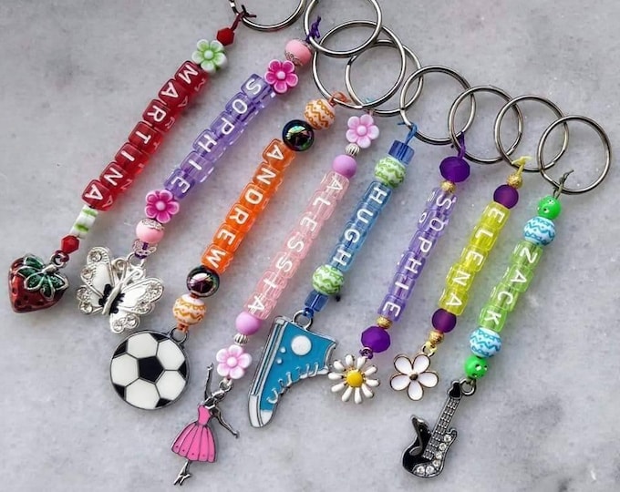 Name Keychains - Etsy
