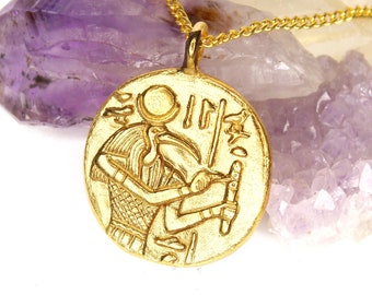 Thoth Gold Necklace - Etsy