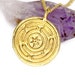 Labyrinth - Hecate Goddess - Gold Coin Medallion Necklace - DOUBLE ...