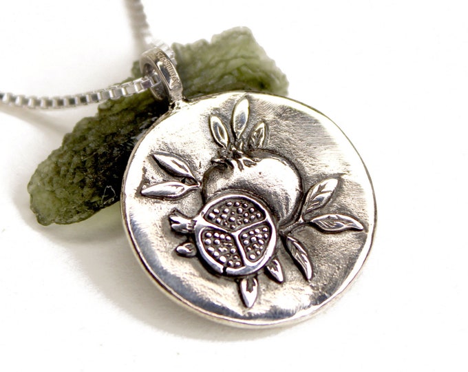 STERLING SILVER Pomegranate Persephone Goddess Silver - Etsy