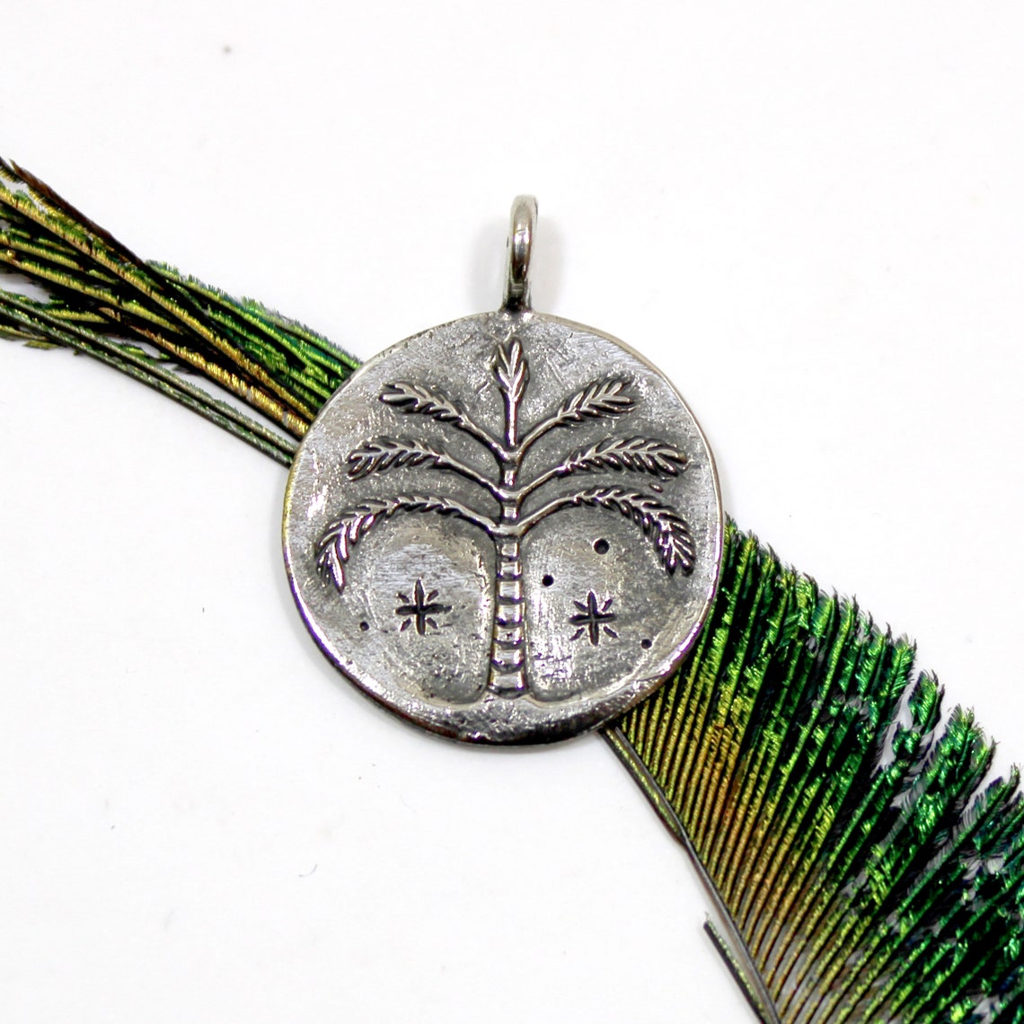 Elephant - Silver Coin Pendant - Caesar Coin - Ancient Roman Coin ...