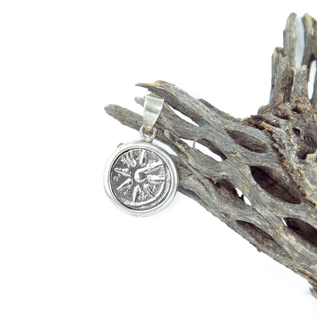 Widows Mite Pendant Sterling Silver Coin Pendant - Etsy