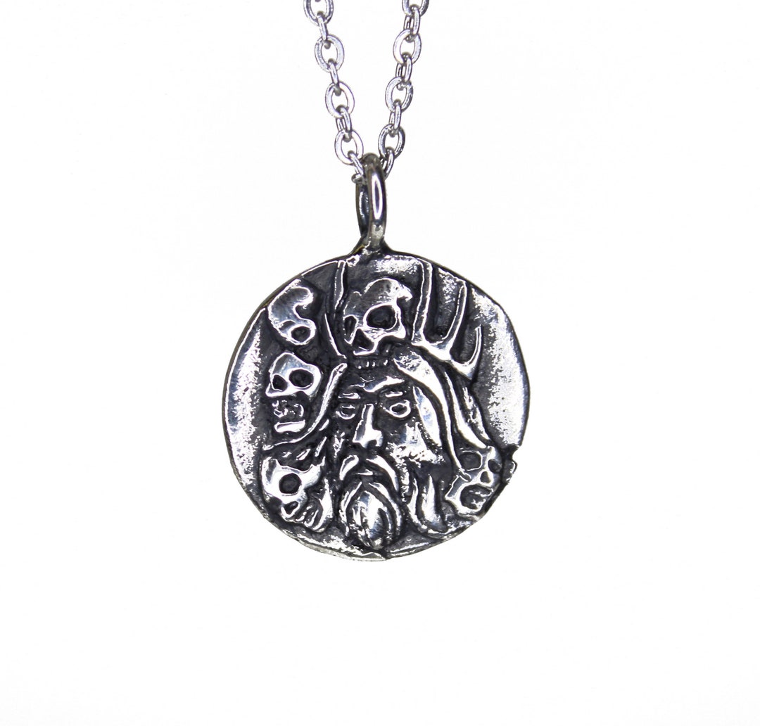 Hades Greek Mythology Necklace - DOUBLE SIDED - Mythology Coin, Ancient ...