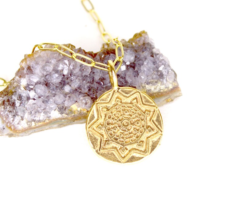 GOLD Gryphon Pendant Starfort DOUBLE SIDED Gold - Etsy