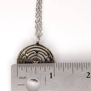 Labyrinth - Hecate Goddess - Silver Coin Medallion Necklace - DOUBLE ...