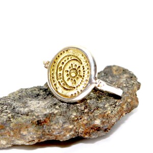 Moon Spinning Ring - Crescent Moon, Spinning Ring, Lunar Ring, Fidget ...