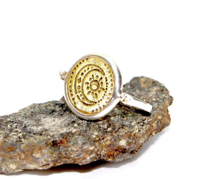 Moon Spinning Ring Crescent Moon Spinning Ring Lunar Ring - Etsy