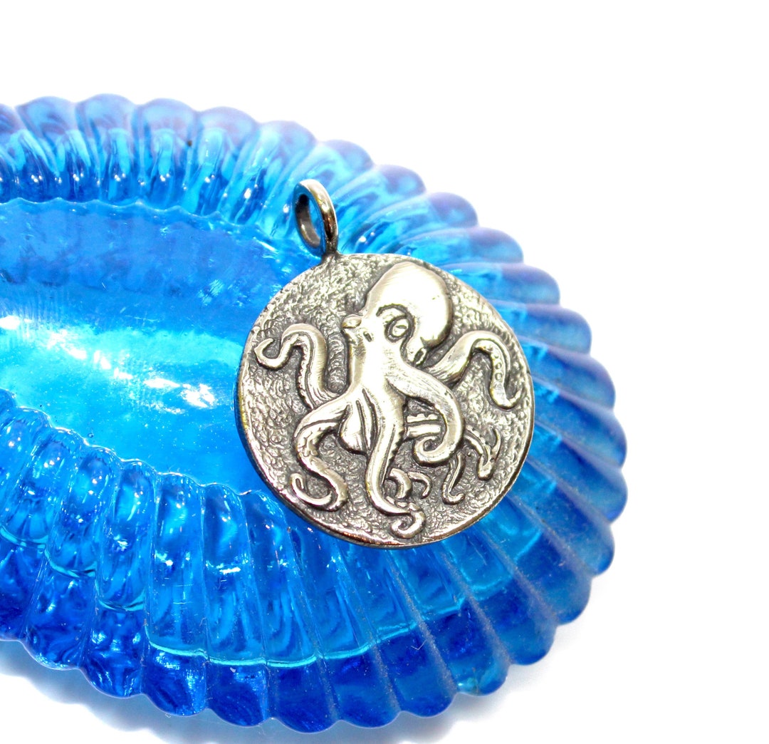 Silver Octopus Coin - Sunken Treasure - Shipwreck Coin - Kraken ...