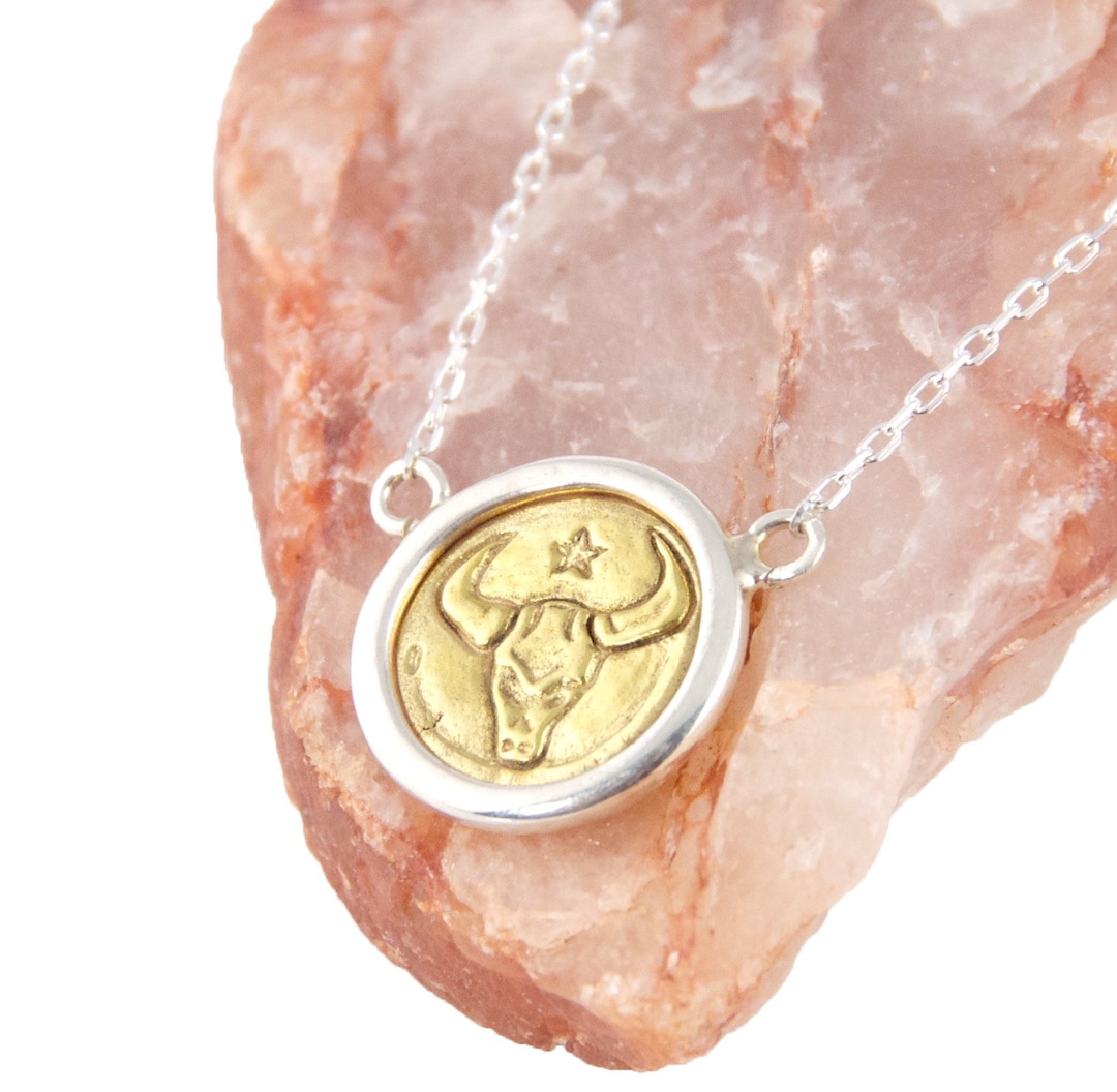 Taurus Gold Necklace - Zodiac Layering Necklace - Taurus Horoscope ...