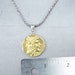 Janus Pendant Gold Coin Pendant Sterling Silver Greek Janus - Etsy