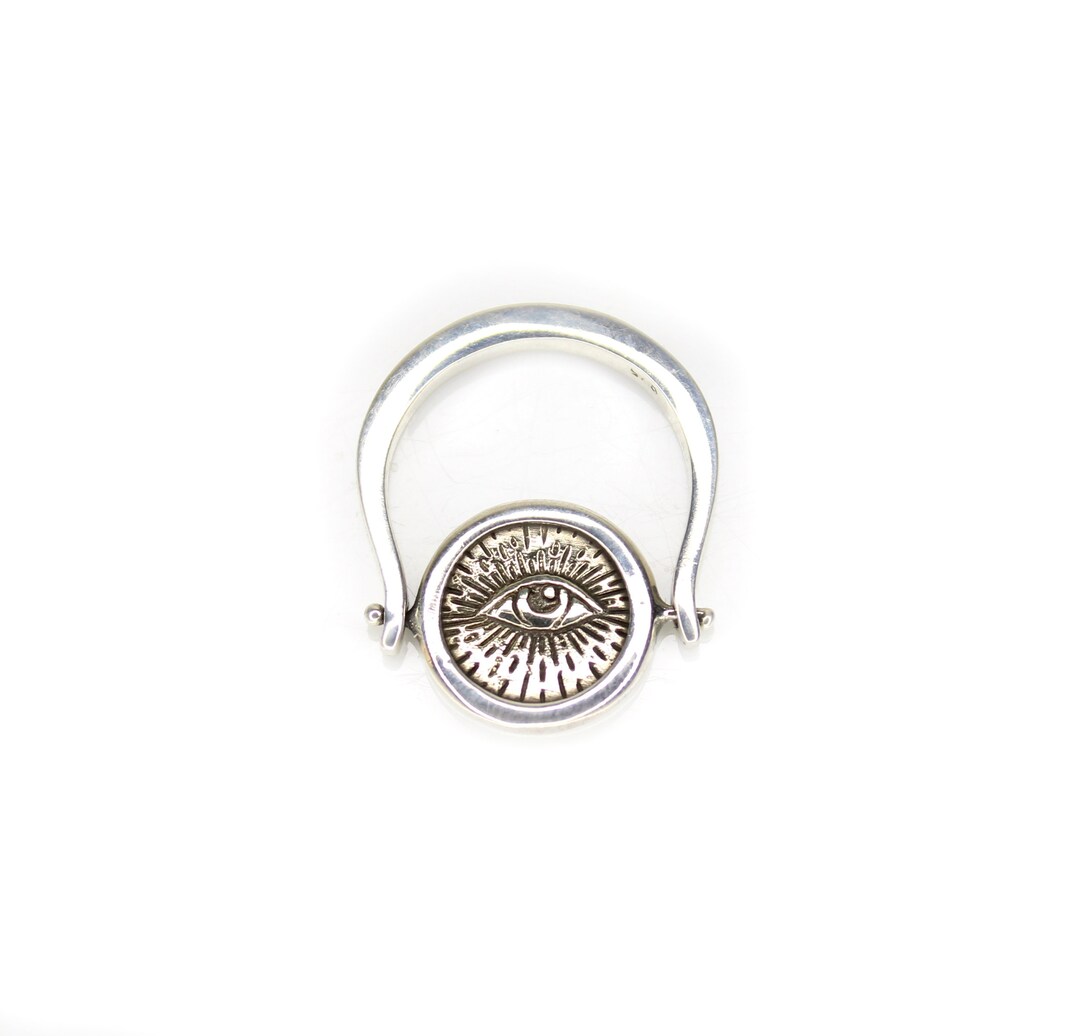 All-seeing-eye - Eye of Providence - Spinning Ring - Fidget Ring ...