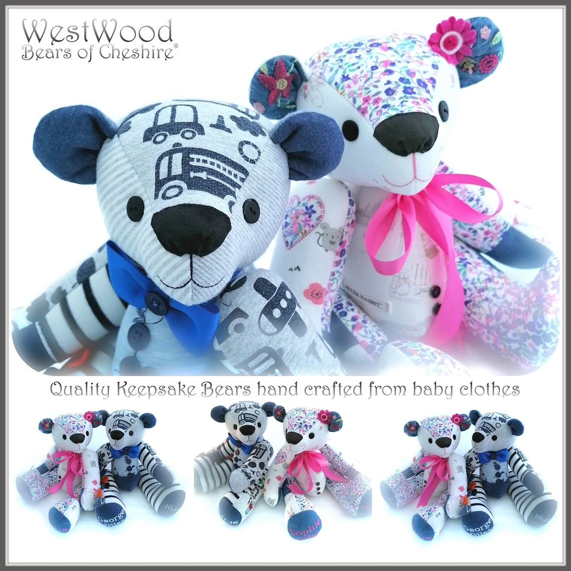 Jointed Teddy Bear Sewing Pattern by Westwood Bears of | Etsy