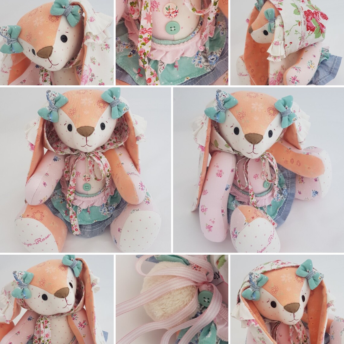 Jointed Keepsake Bunny Rabbit Sewing Pattern by Westwood Bears - Etsy