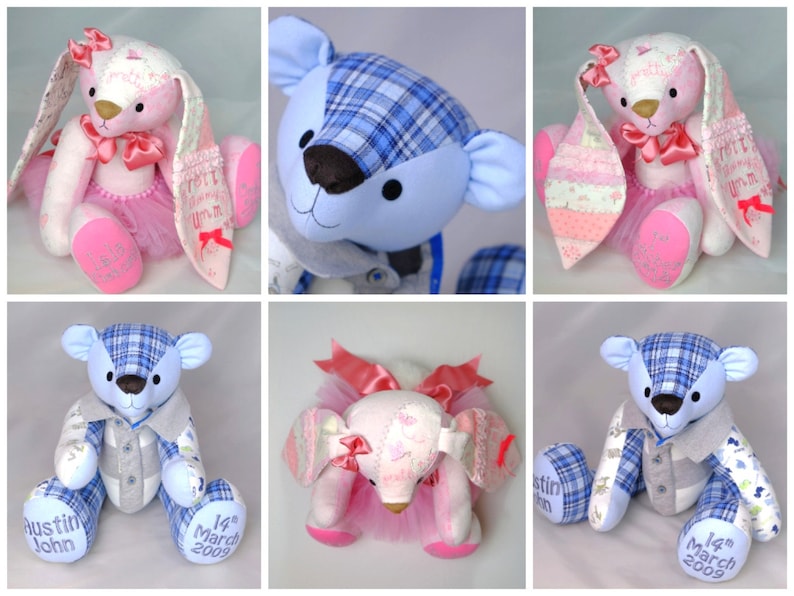 Jointed Keepsake Bunny Rabbit Sewing Pattern by Westwood Bears of ...