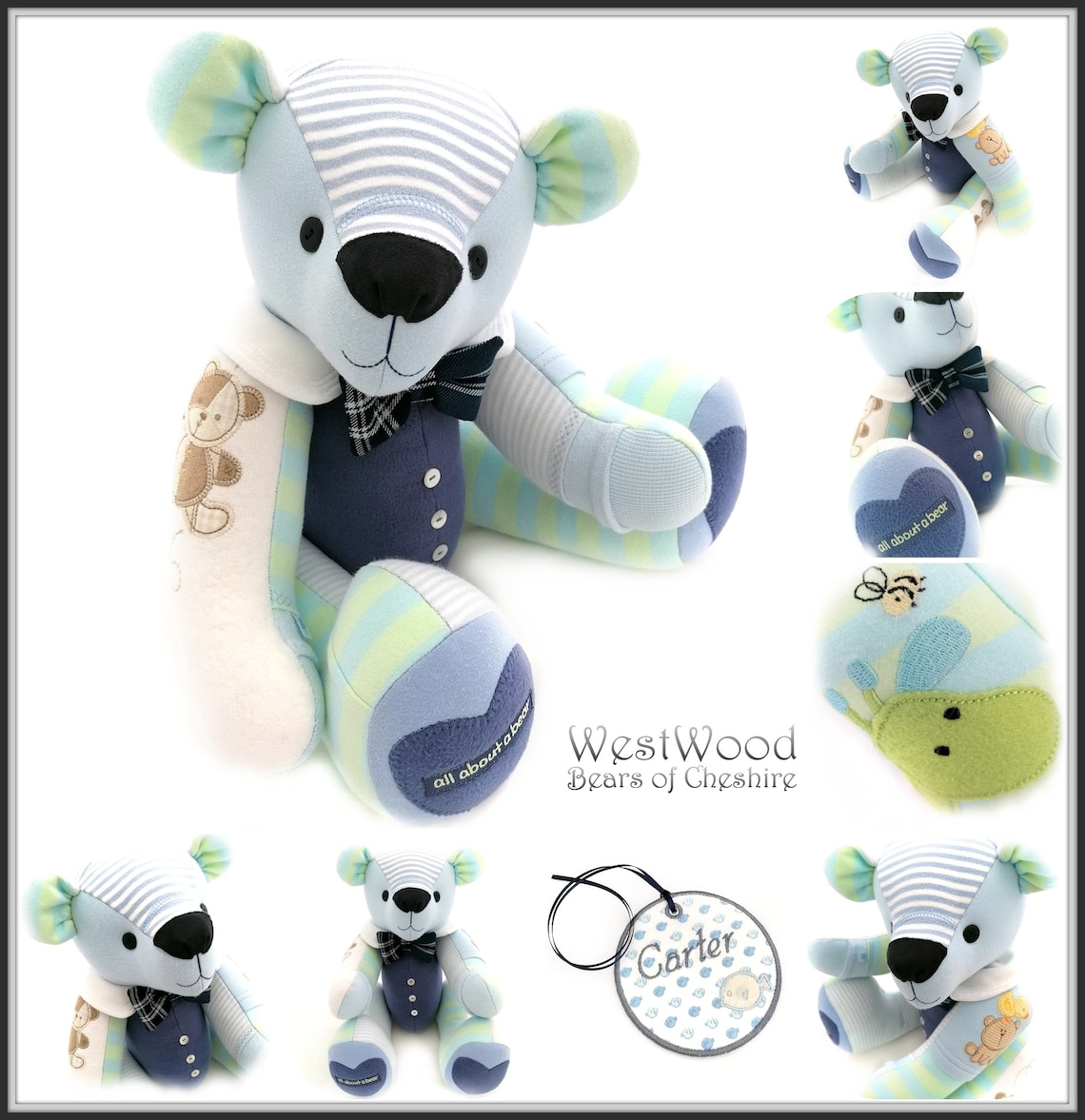 Jointed Teddy Bear Sewing Pattern by Westwood Bears of | Etsy