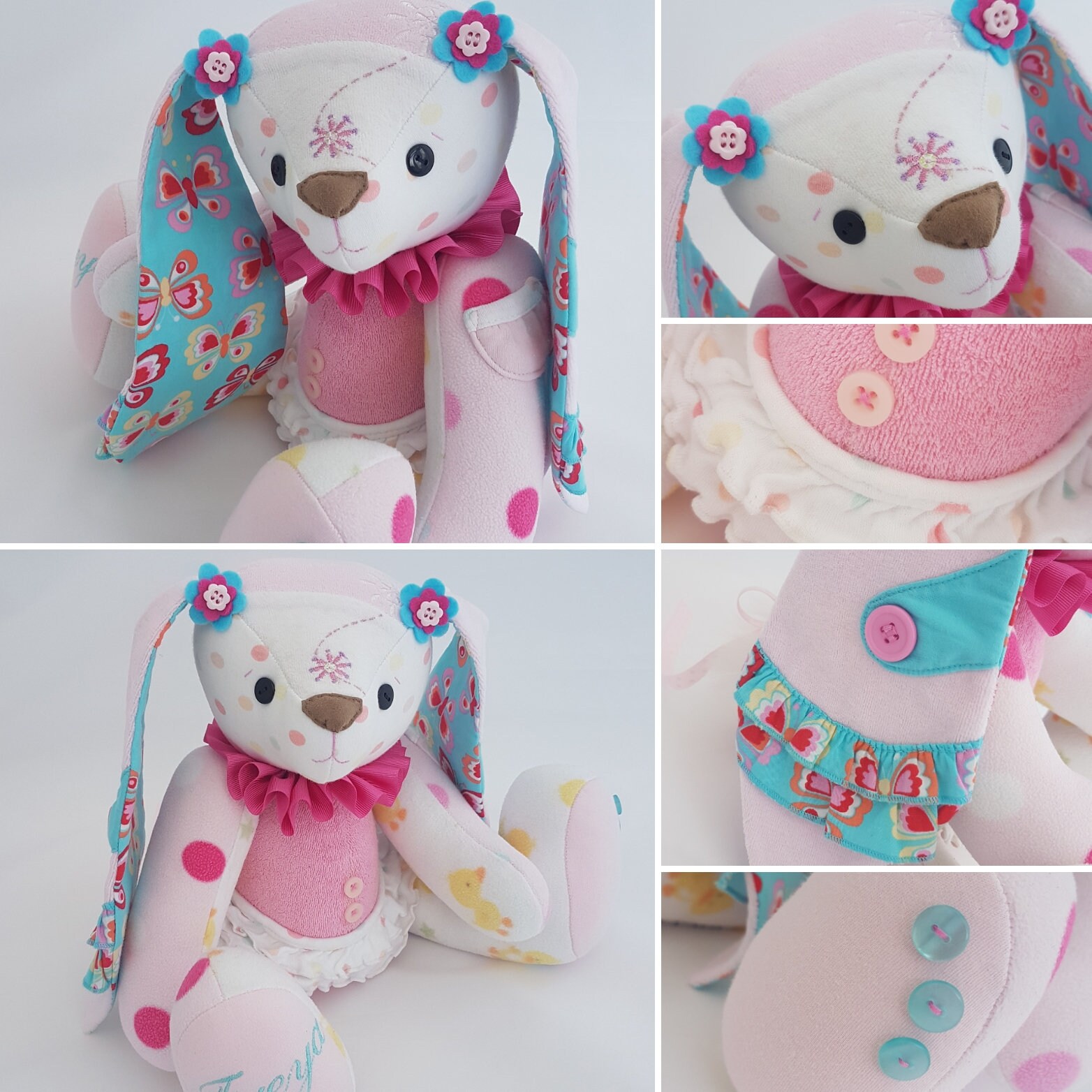 Jointed Keepsake Bunny Rabbit Sewing Pattern by Westwood Bears of ...