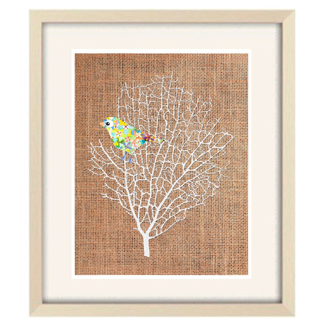Bird Print for Kids. Bird Illustration Art. Baby Girl Bird Nursery ...