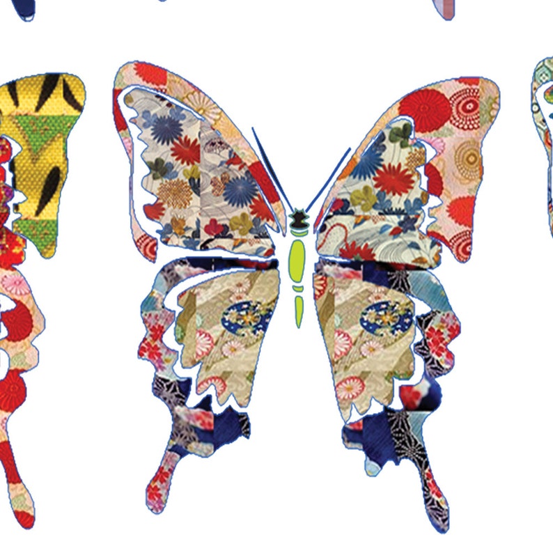 Abstract Butterfly Print. Colorful Butterflies Poster. - Etsy