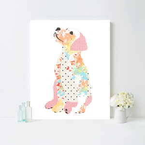 Puppy Dog Wall Art for Kids. Girl DOG Wall Art, Girl Puppy Decor, Girl ...