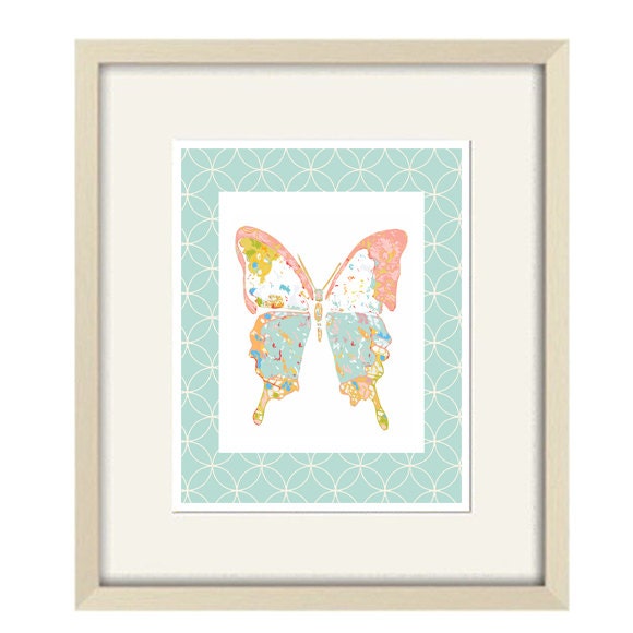 Baby Girl Nursery Butterfly Art. Butterfly Prints. Butterfly | Etsy