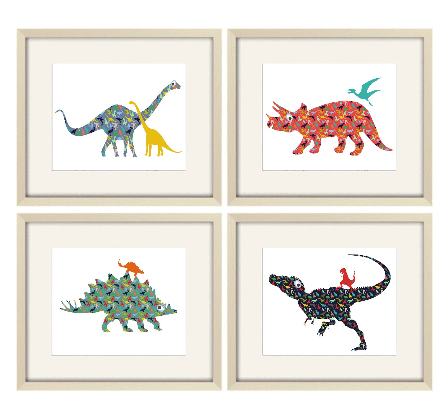 Dinosaur Animal Print for Baby Boy Nursery Decor. Boys | Etsy