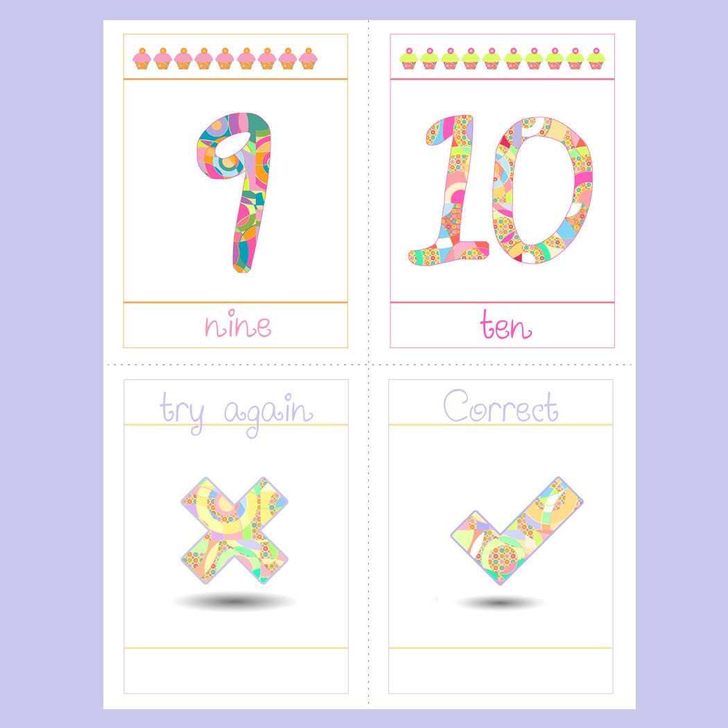 Printable Number Flash Cards - Automatic Download for Primary Education ...