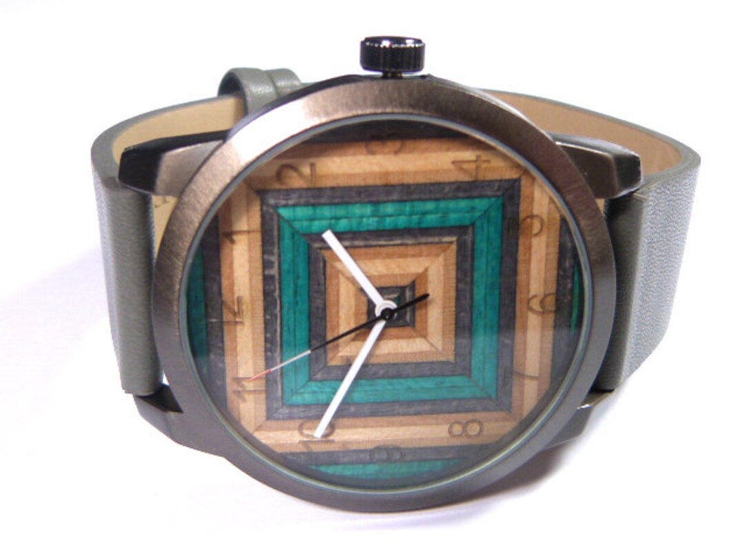 Recycled Skateboards, Wooden Watch, Skate Watch, Custom Watch ...