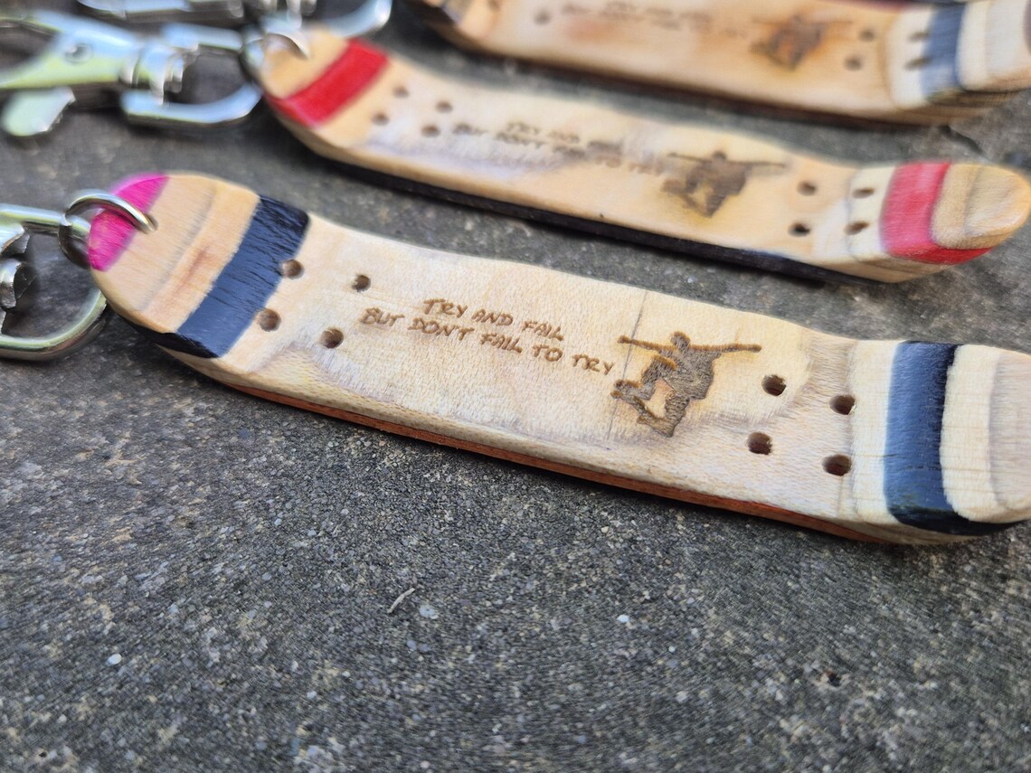 Inspirational Skateboarder Gift, Handmade From Recycled Skateboard ...