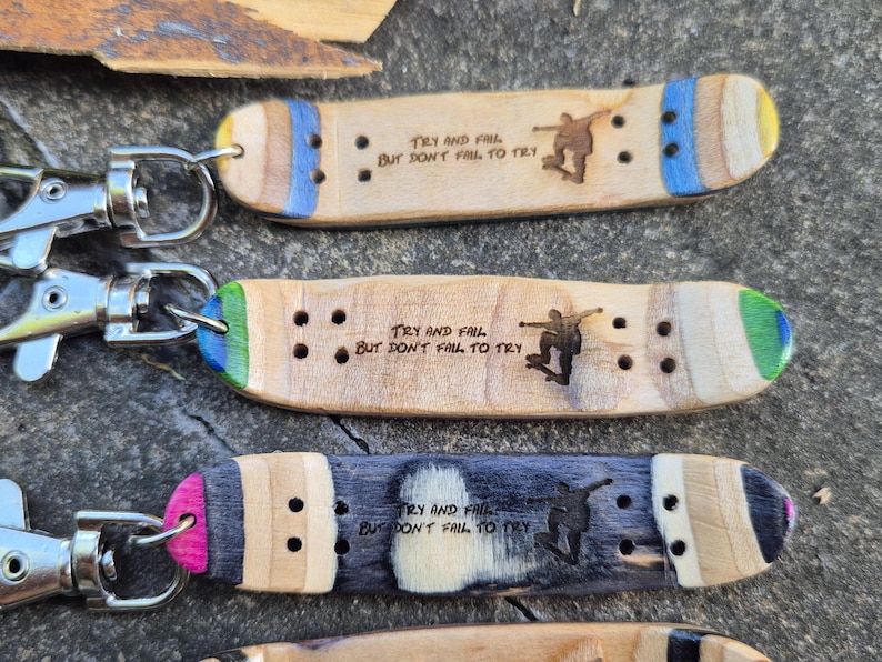 Inspirational Skateboarder Gift, Handmade From Recycled Skateboard ...