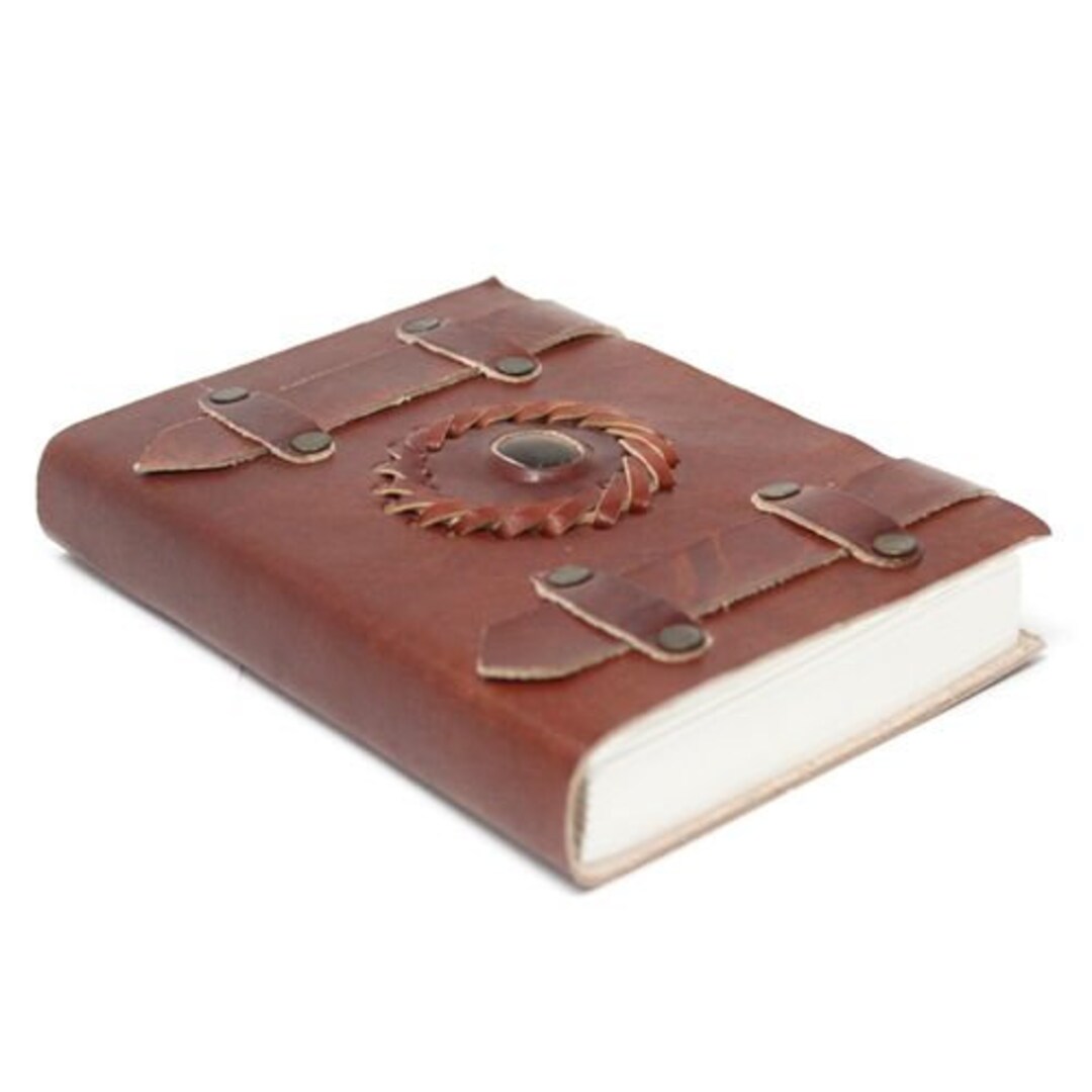 Leather Tiger Eye With Belts Notebook 6x4, Bucket List Book, Diary ...