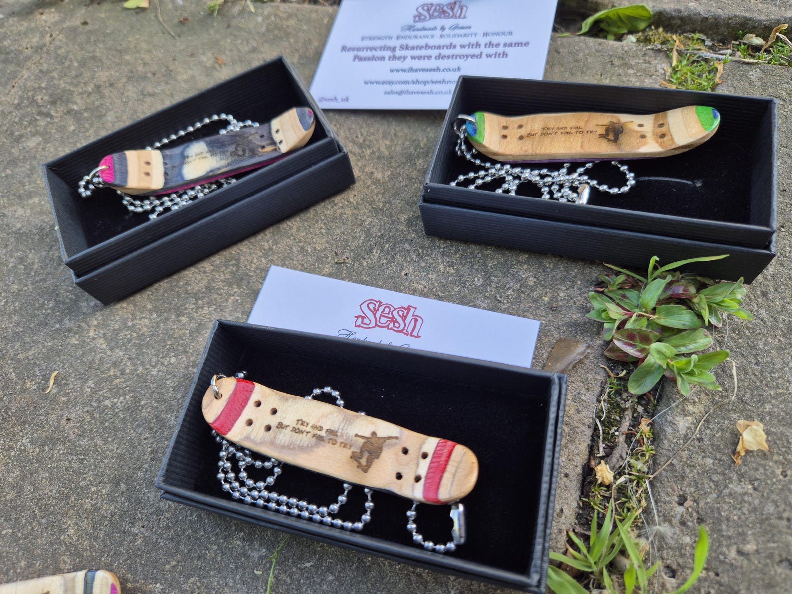 Inspirational Skateboarder Gift, Handmade From Recycled Skateboard ...