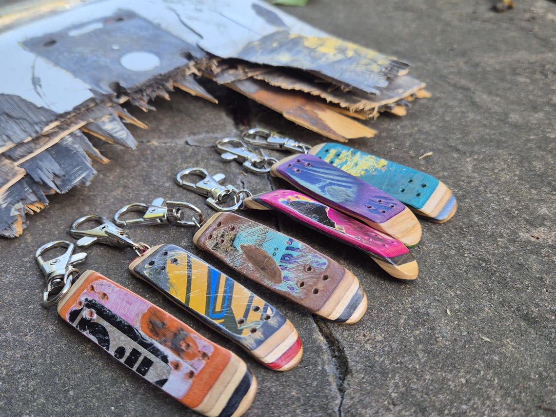 Inspirational Skateboarder Gift, Handmade From Recycled Skateboard ...