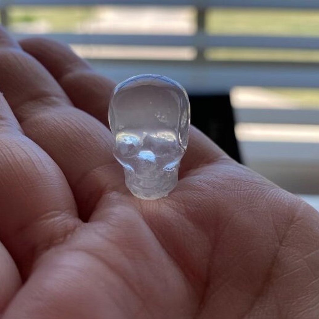 1:12 crystal Skulls, Clear,frosted, or Black, Limited Edition - Etsy