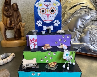 1:12 Day of the Dead Altar Laser Cut Dollhouse Miniature Ofrenda KIT ...