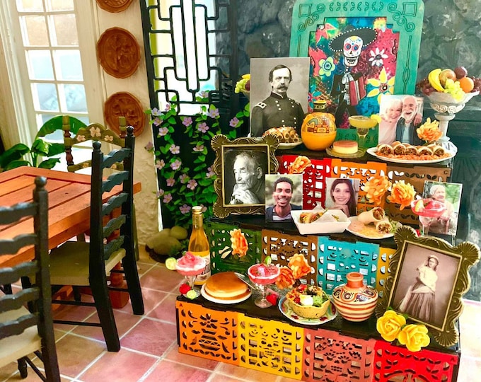 1:12 Day of the Dead Altar Laser Cut Dollhouse Miniature Ofrenda KIT ...