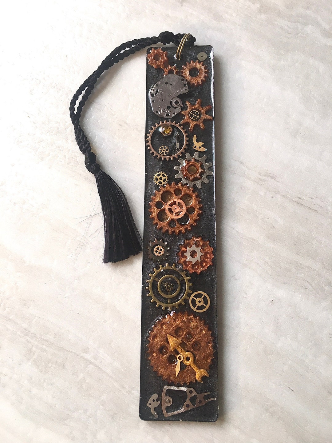 Steampunk Collage Bookmark - Etsy
