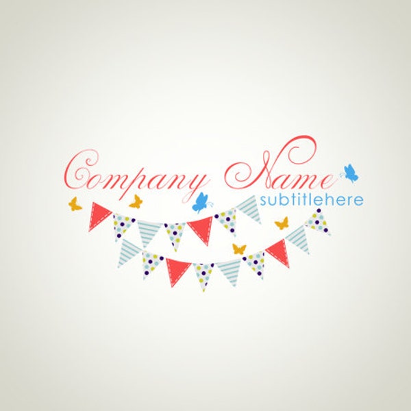 Logo Design Bunting - Etsy