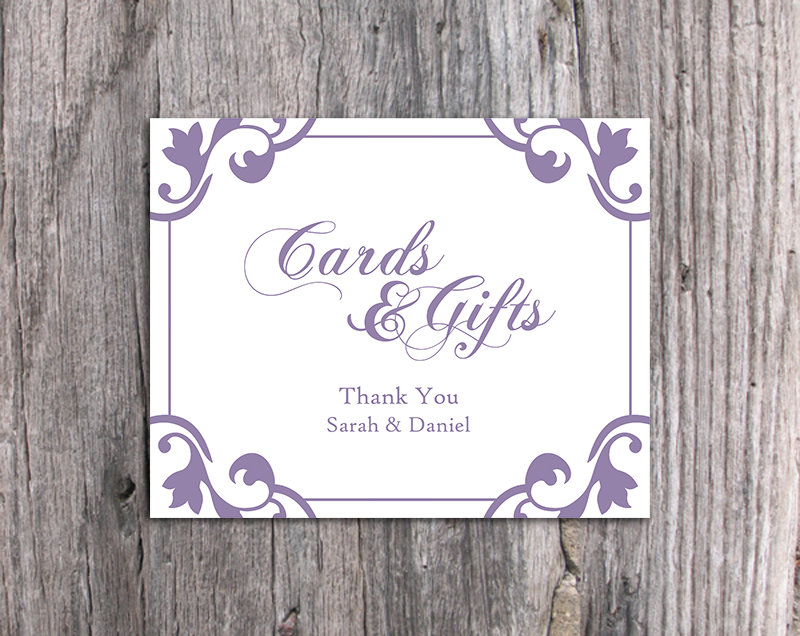 Cards and Gifts Sign Wedding Signs Wedding Cards Sign Card | Etsy