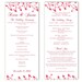 Wedding Program Template DIY Editable Text Word File Download - Etsy