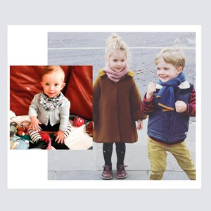 Portraits of Three Children Customized Custom Personalized Illustration ...