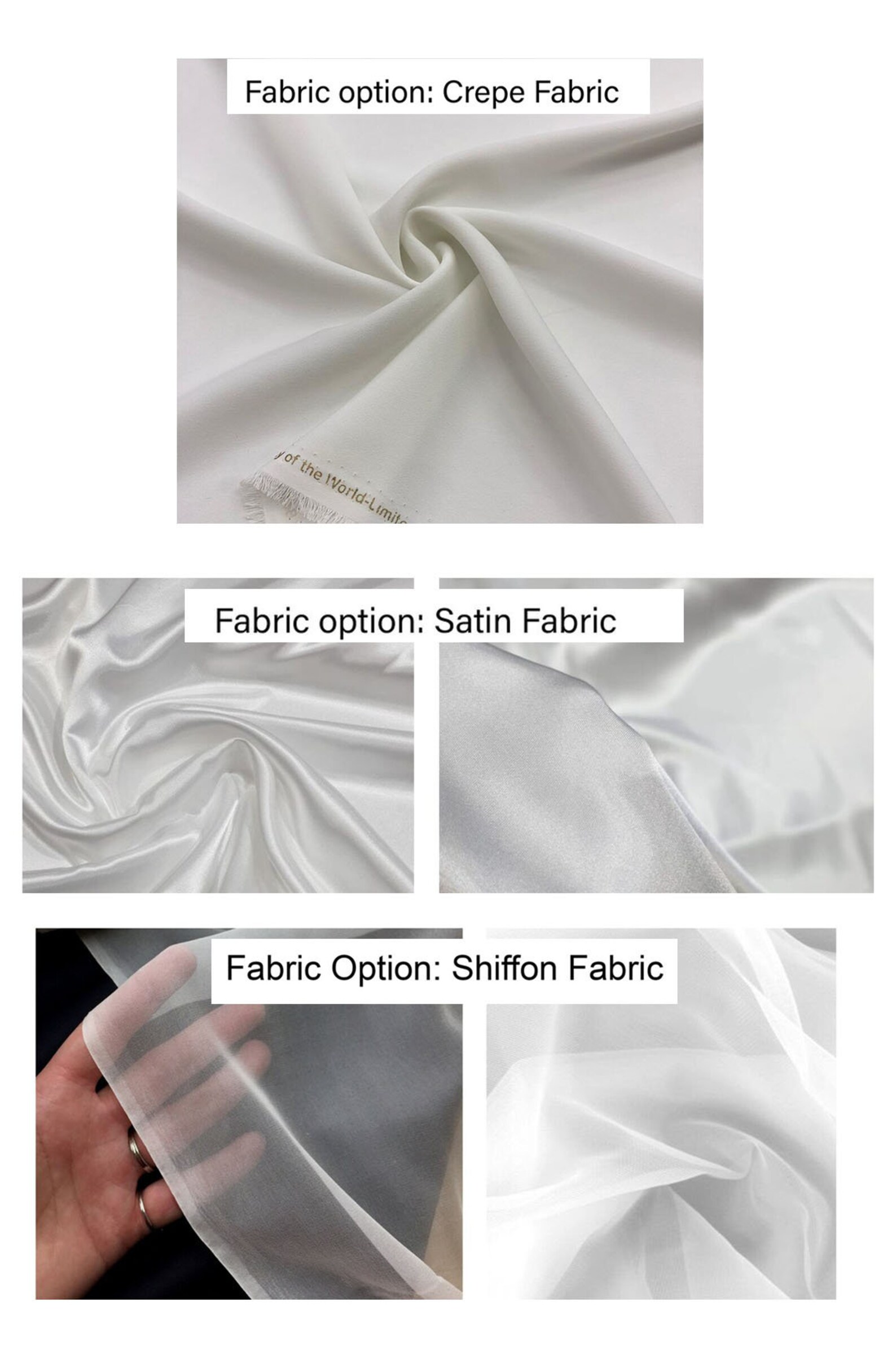 Elegant Floral Pattern Printed Fabric // Crepe, Satin, Chiffon Fabric ...