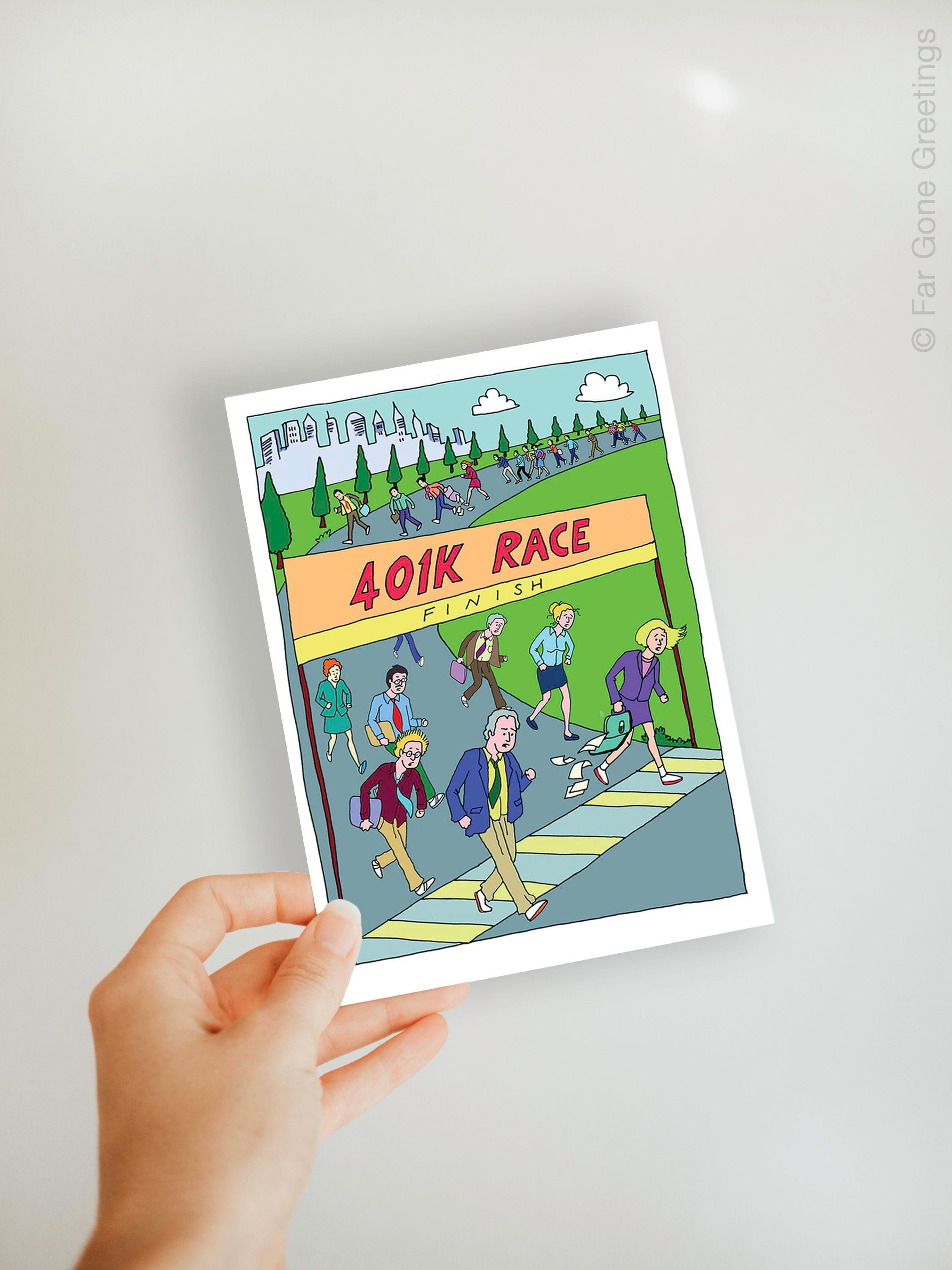 Printable Retirement Card for Marathon Runner, Funny Marathon Card ...