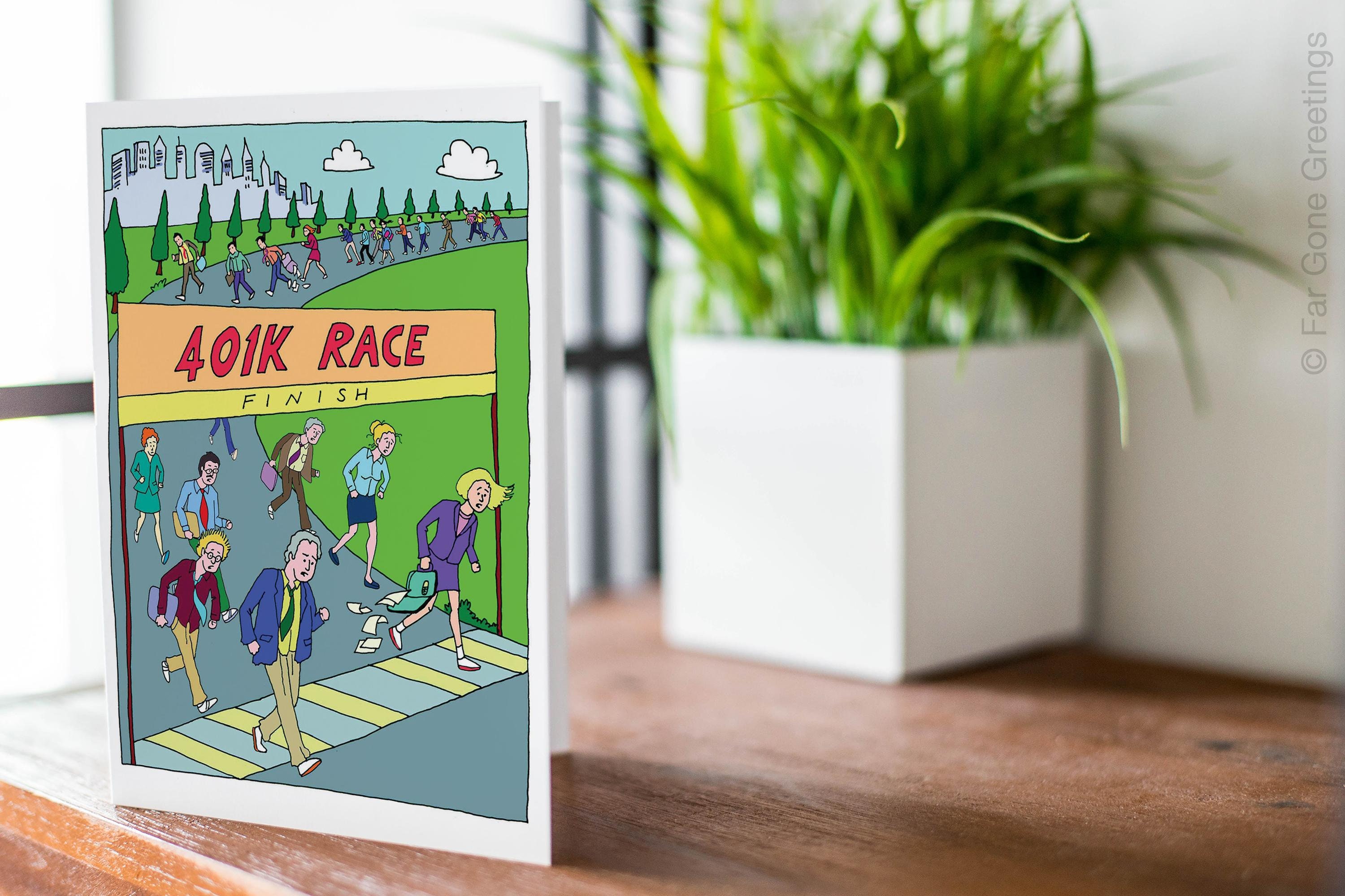 Printable Retirement Card for Marathon Runner, Funny Marathon Card ...